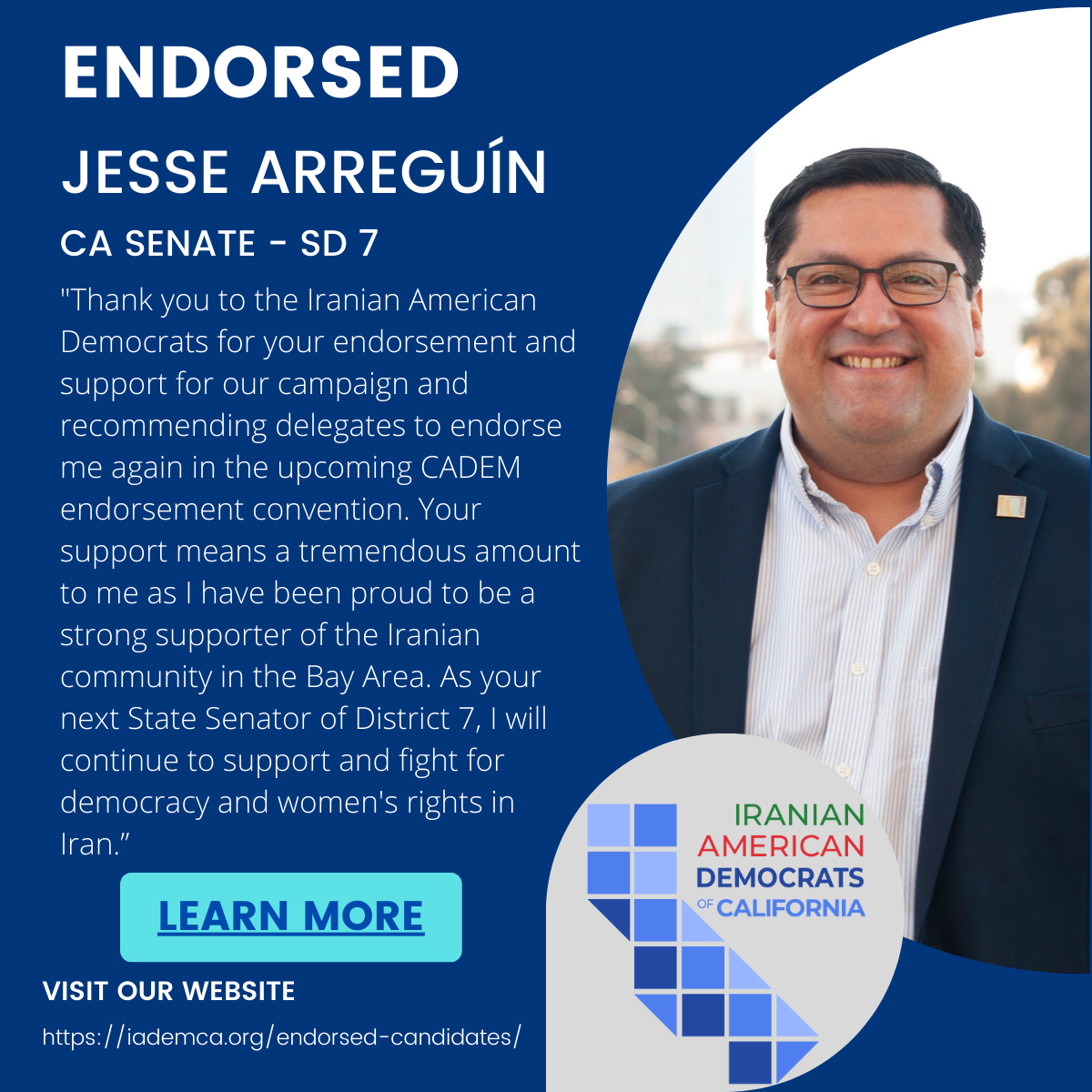 Endorsed Candidates - Iranian-American Democrats of California